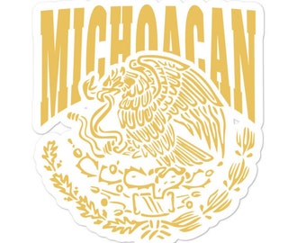 Michoacan, Mexico, Mexican State Decal, Michoacan State Decal, Estado ...