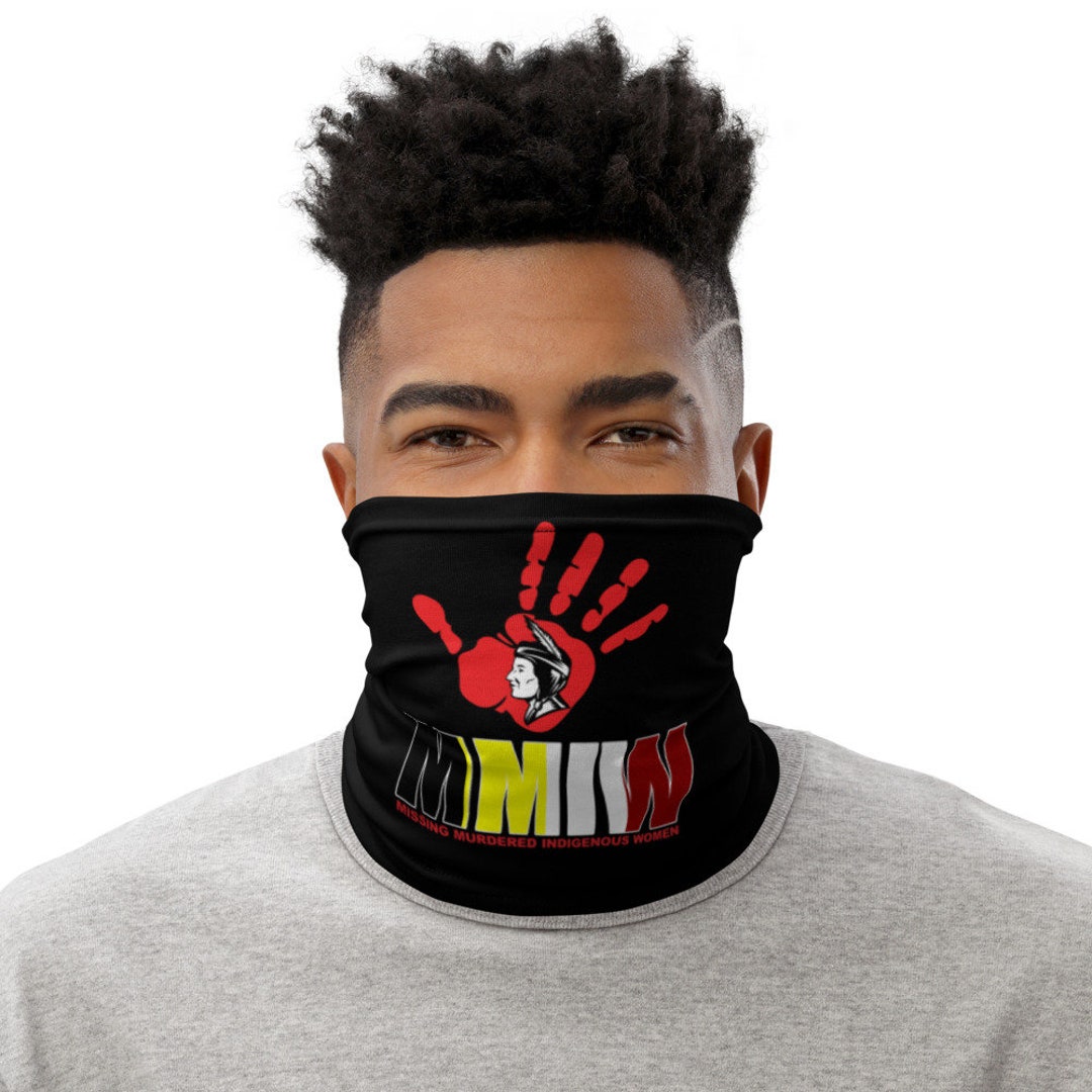 MMIW Face Mask, Missing Murdered Indigenous Women Mask, MMIW Neck ...