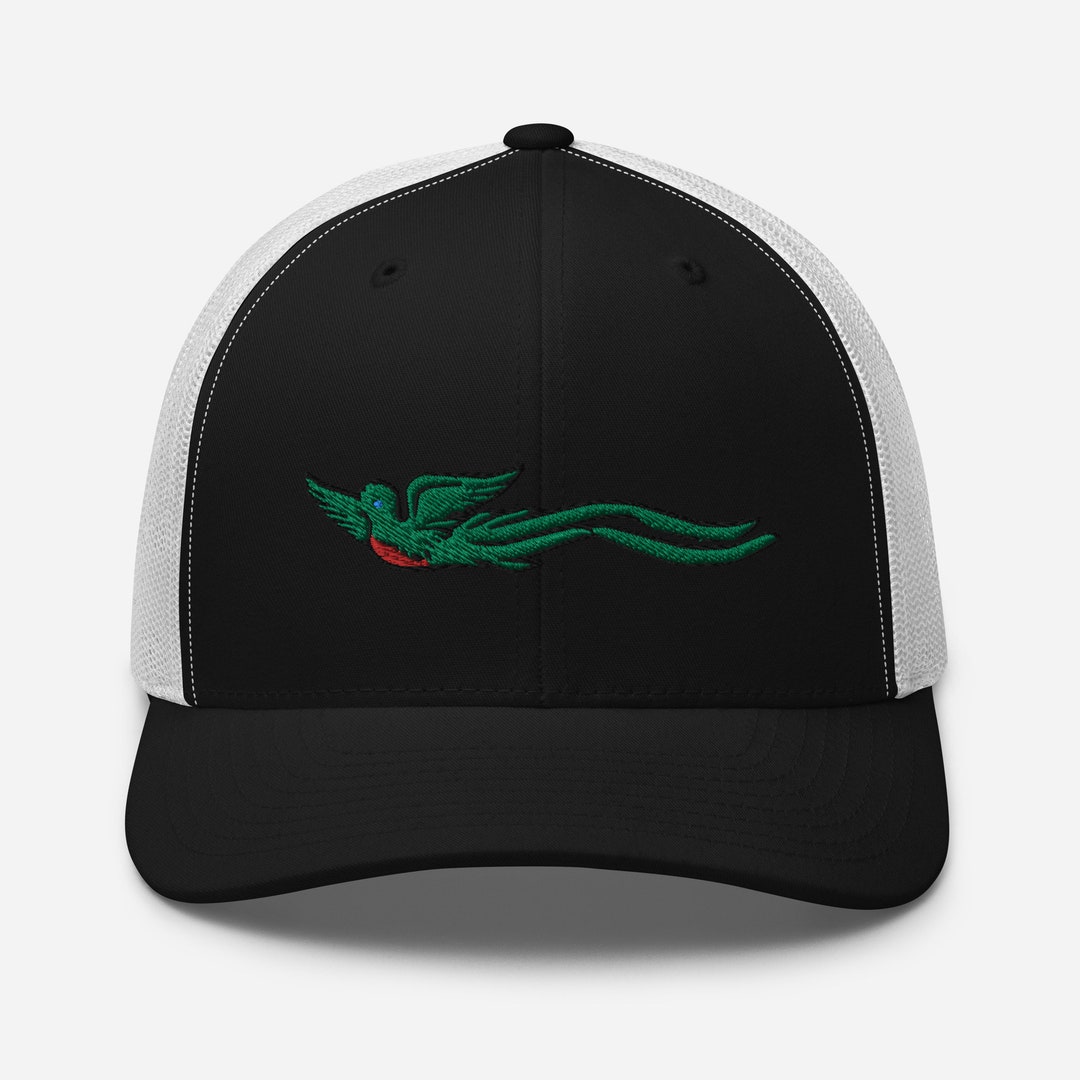 Guatemala Quetzal Embroidered Trucker Cap, Guatemalan Hat for Women ...