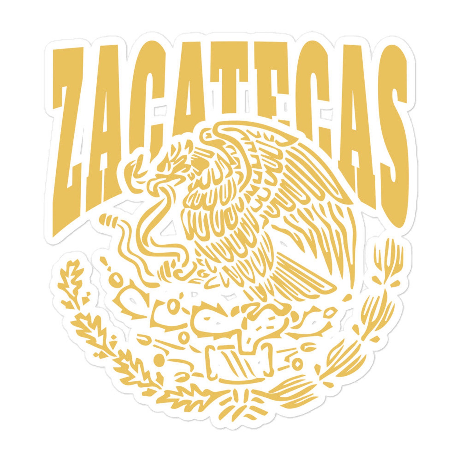 Zacatecas Stickers Zacatecas Decal Mexican State Bubble-free - Etsy