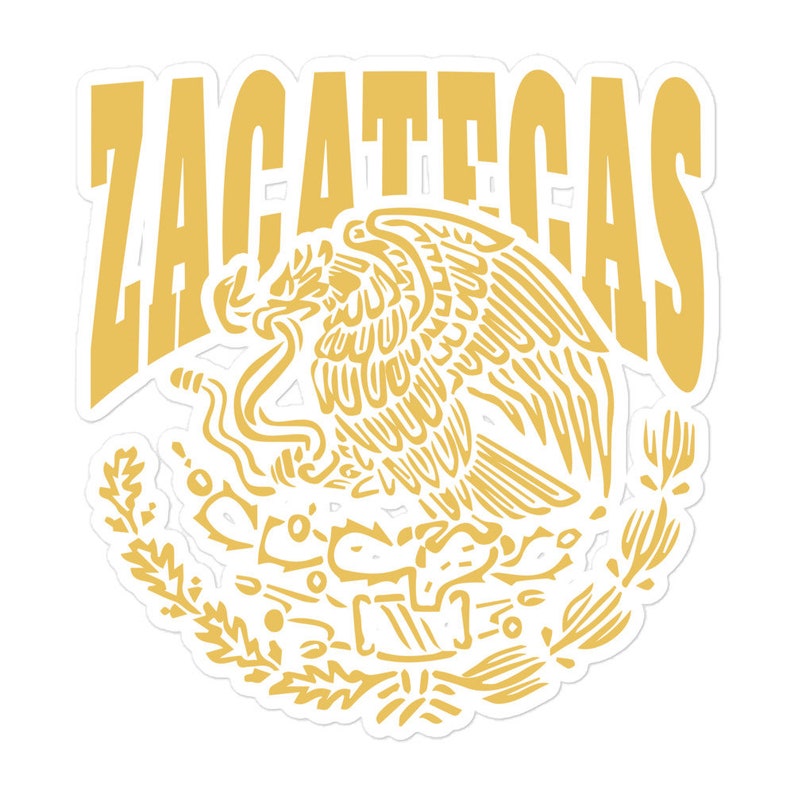 Zacatecas Stickers, Zacatecas Decal, Mexican State Bubble-free Stickers ...