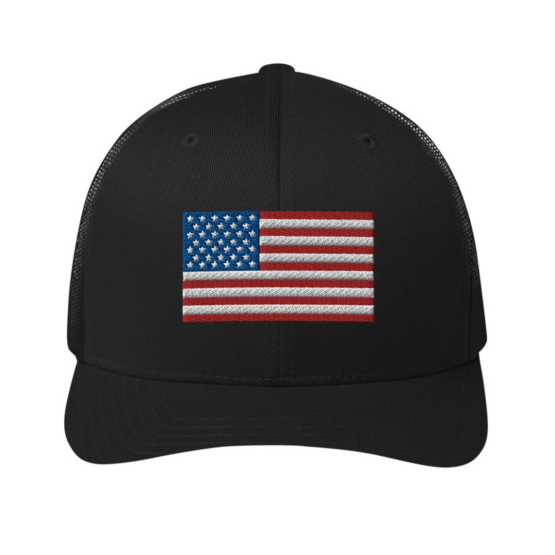 US Flag Hat American Flag Trucker USA Mesh Snapback Cap - Etsy