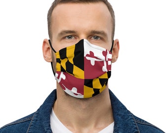 Maryland Flag Mask - Etsy