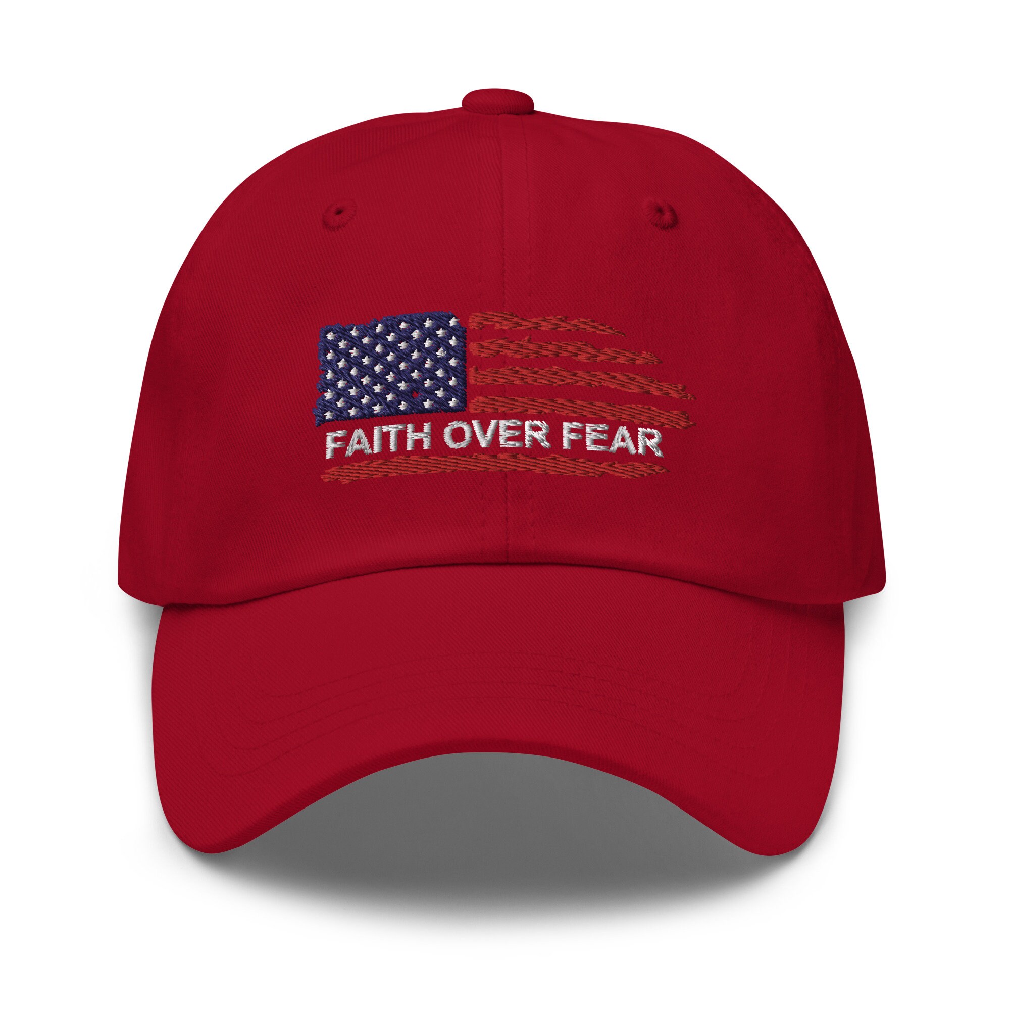 Faith Over Fear Dad Hat Christian Baseball Hat | Etsy