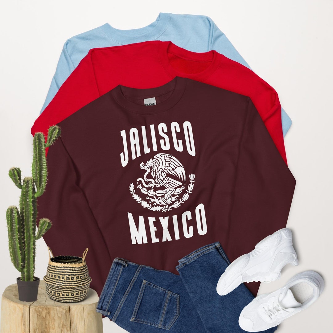 Jalisco With Mexico Coat of Arms Unisex Sweatshirt, Jalisco Mexico ...