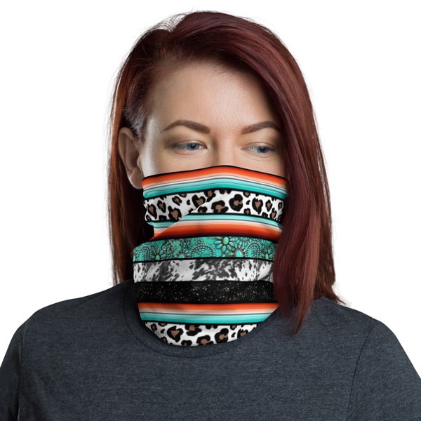 Cowboy Western Face Mask - Etsy