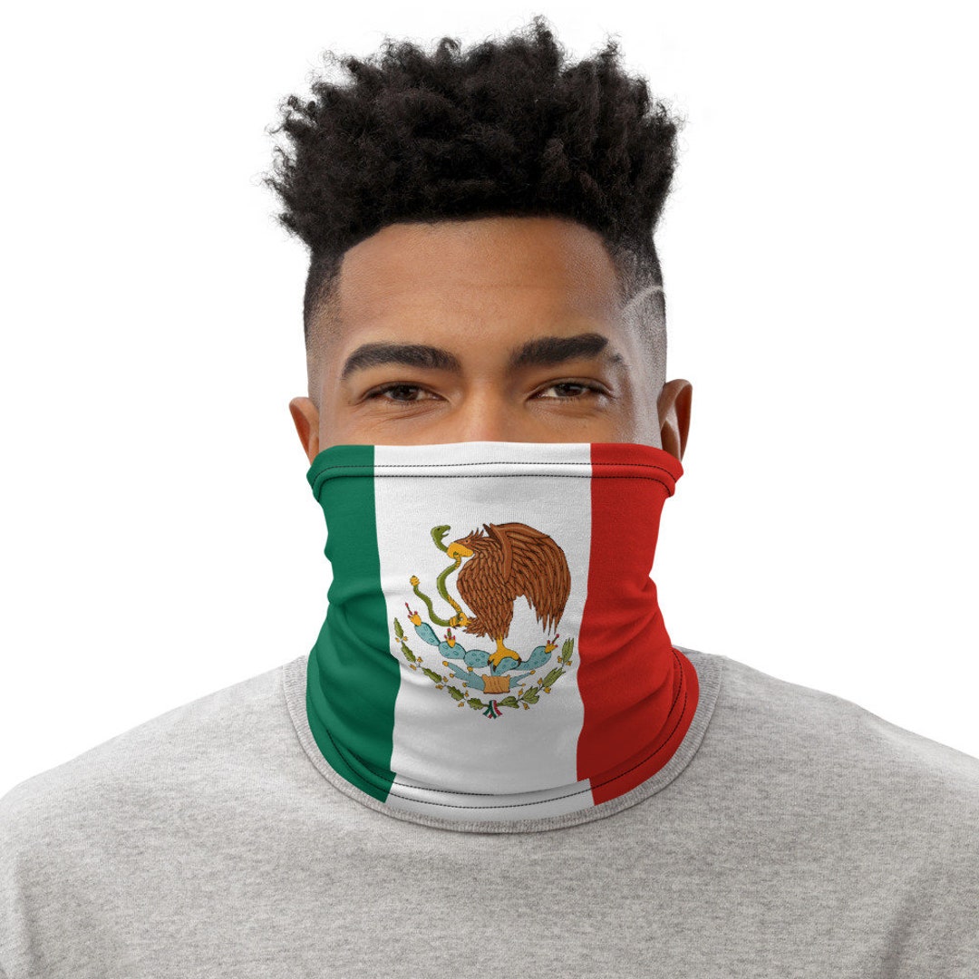 Mexican Flag Facemask Mexico Flag Face Mask - Etsy