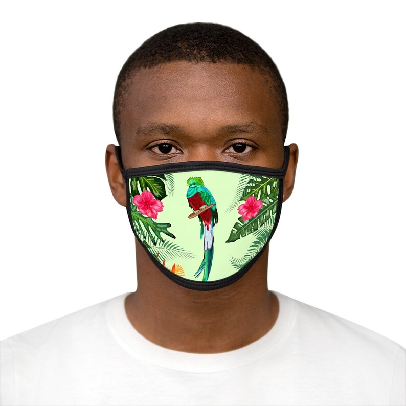 Quetzal Face Mask Guatemalan Face Cover - Etsy