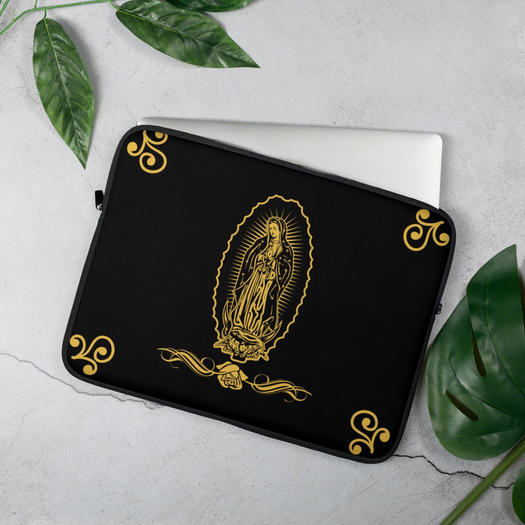 Lady of Guadalupe Laptop Sleeve, Virgin Mary Laptop Cover, Virgen Maria ...