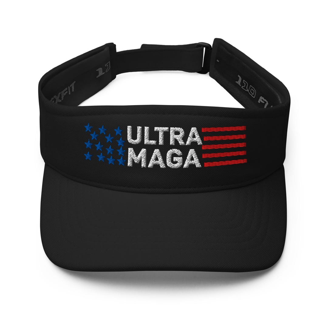 Ultra MAGA Visor, Trump Maga Visor, American Patriot Gifts, Donald ...