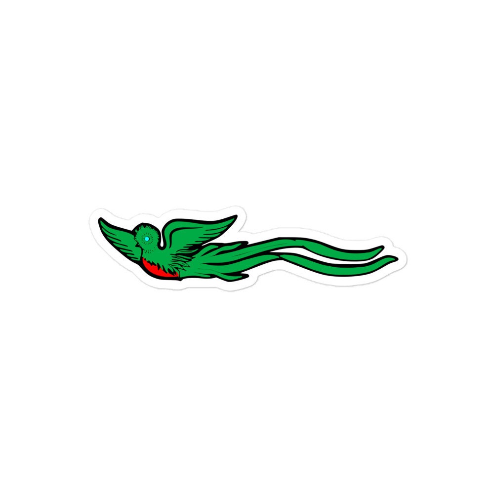 Guatemala Quetzal Sticker, Guatemalan Quetzal Decal, Quetzal Bird ...