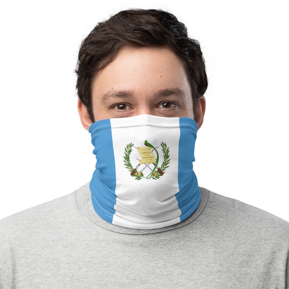 Guatemala Flag Face Mask Guatemala Neck Gaiter - Etsy Canada