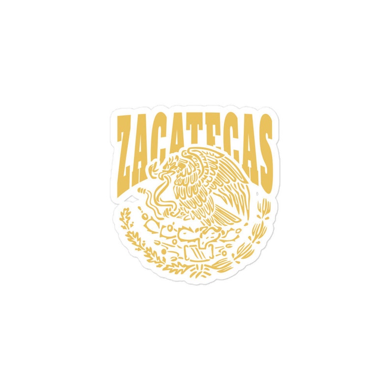 Zacatecas Stickers, Zacatecas Decal, Mexican State Bubble-free Stickers ...