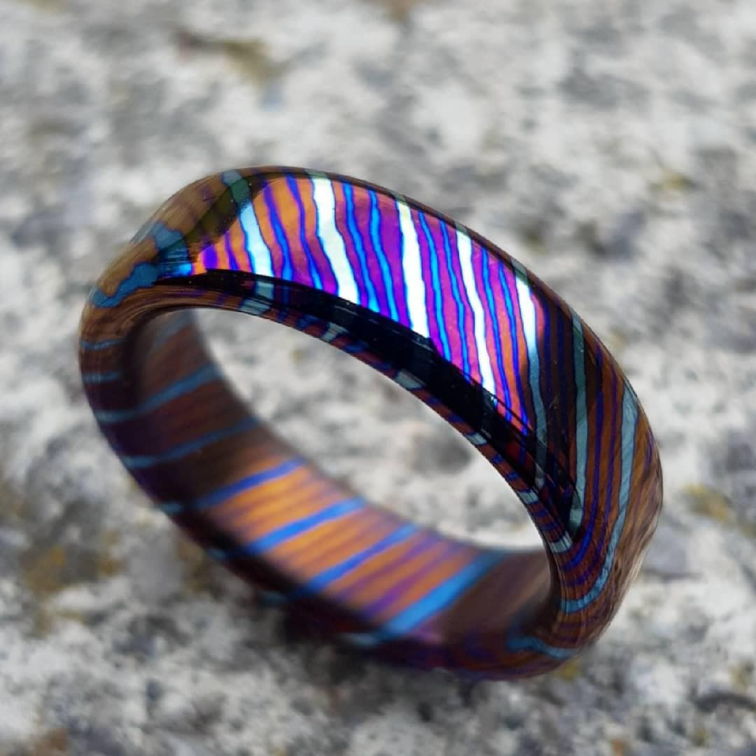 Highest Quality Timascus Rings. 3 Alloys. Customizable. Mirror Polished ...