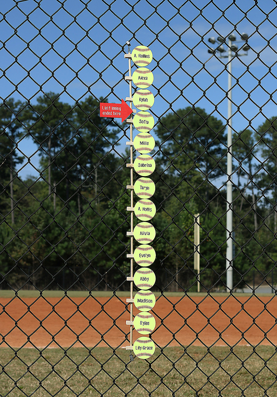 Personalized Softball/baseball Dugout Lineup Tool - Etsy
