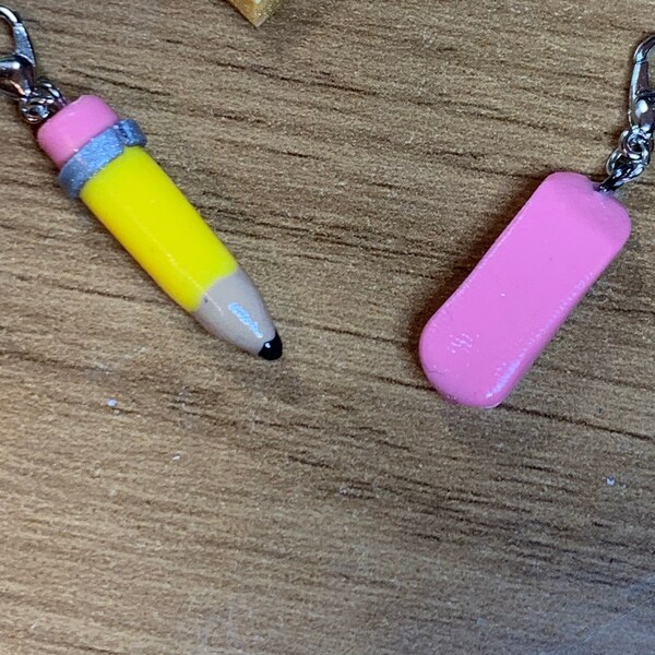 Pencil Charm - Etsy