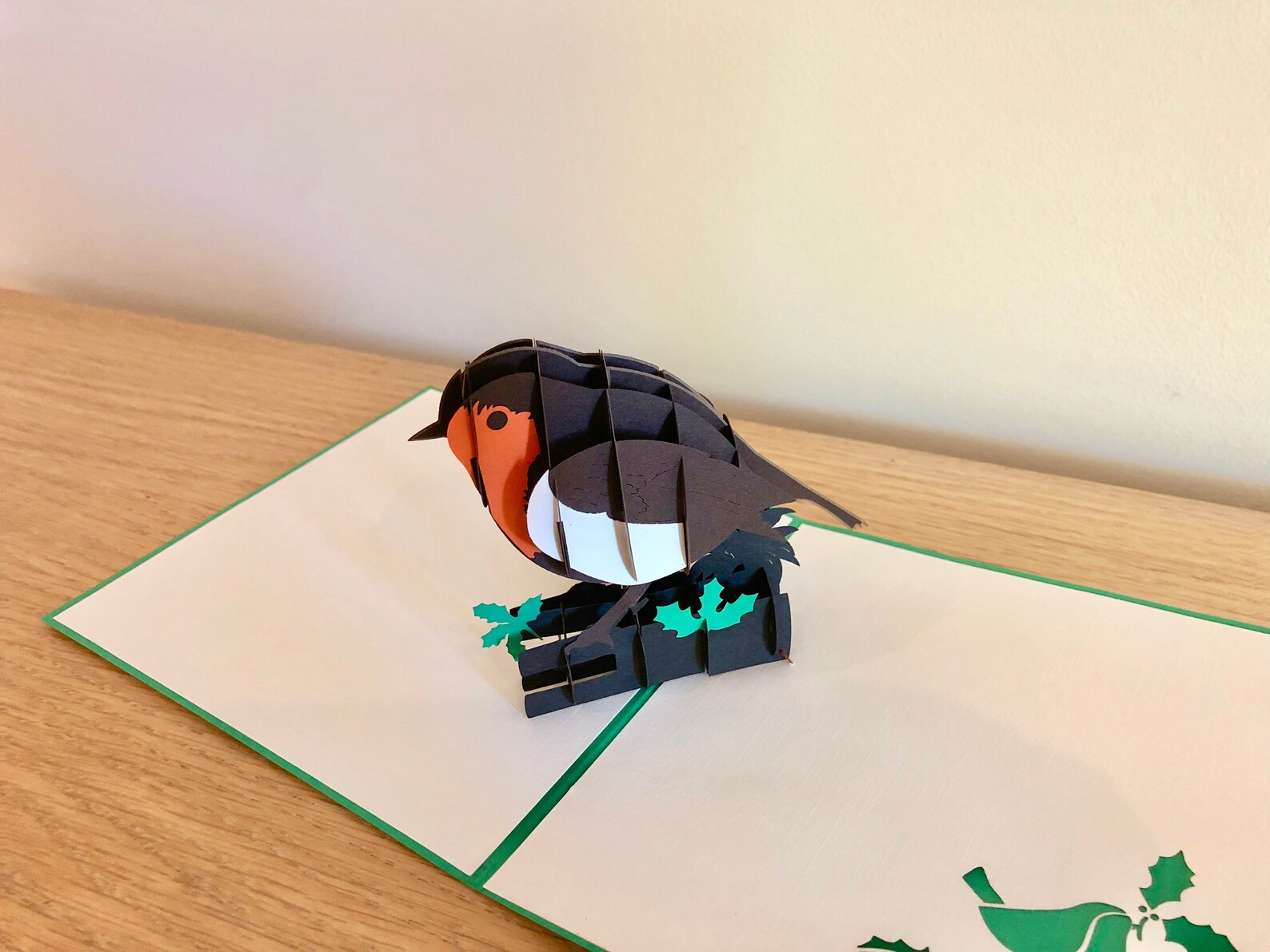 Robin Pop up Card 3D Robin Card Bird Watching Pop up Card | Etsy