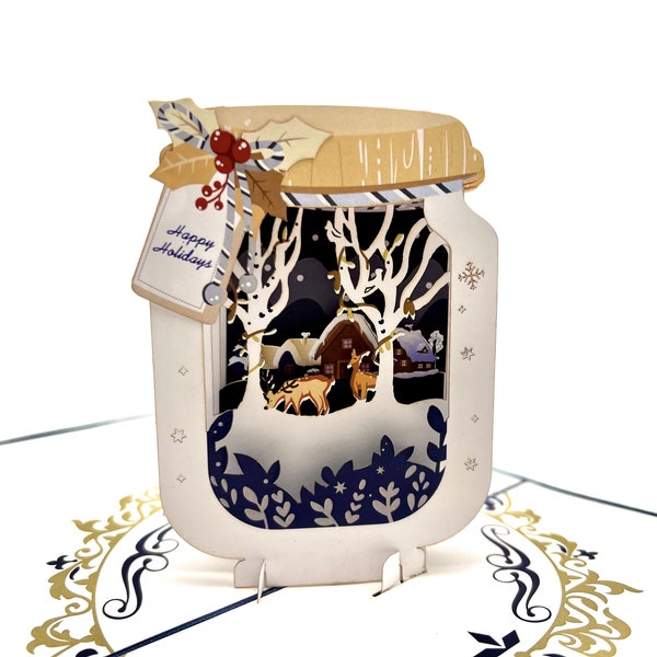 Pop up Christmas Cards - Etsy