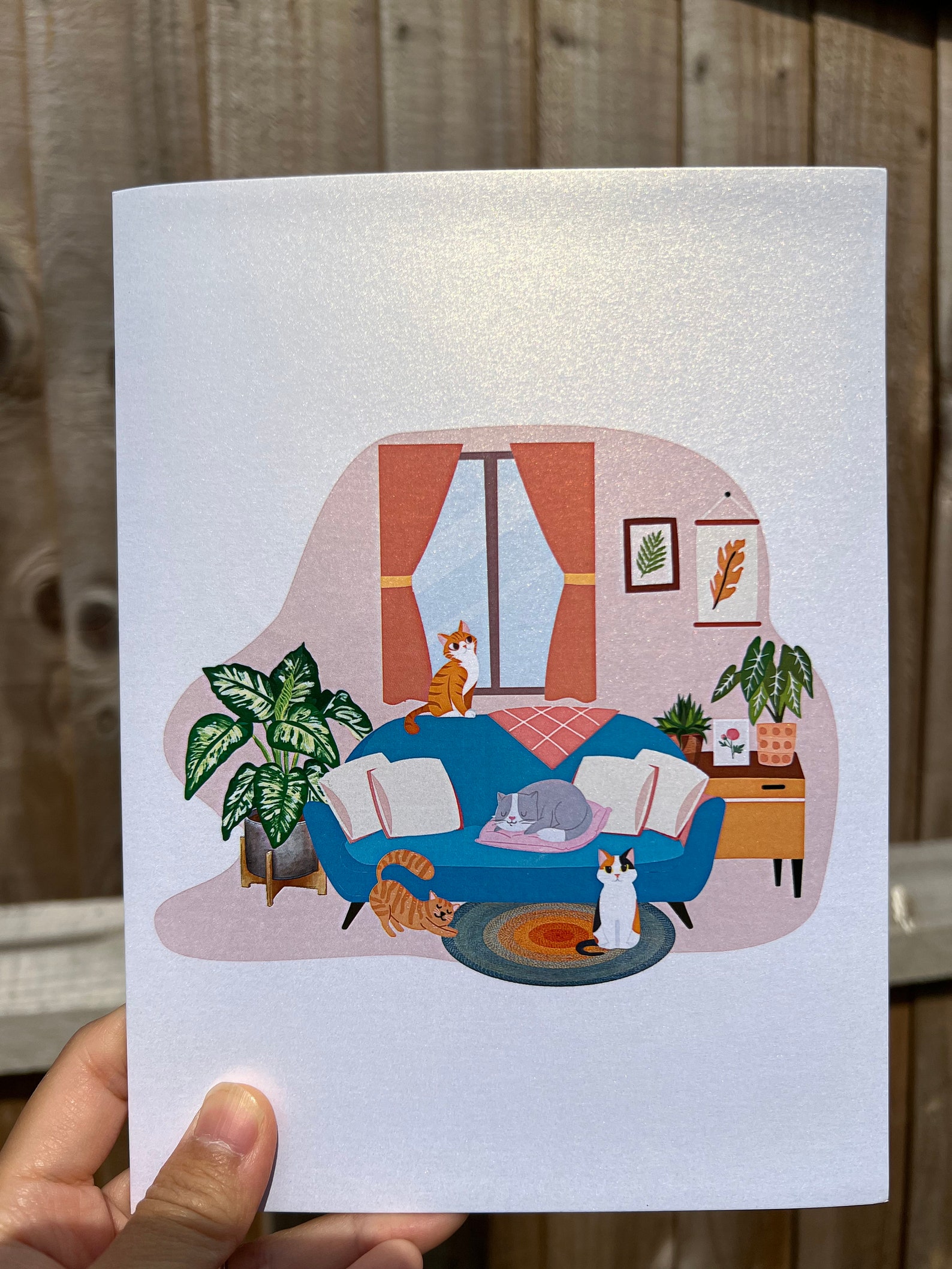 Cat Birthday Pop up Card Cat Lovers Gift Mothers Day Cards - Etsy