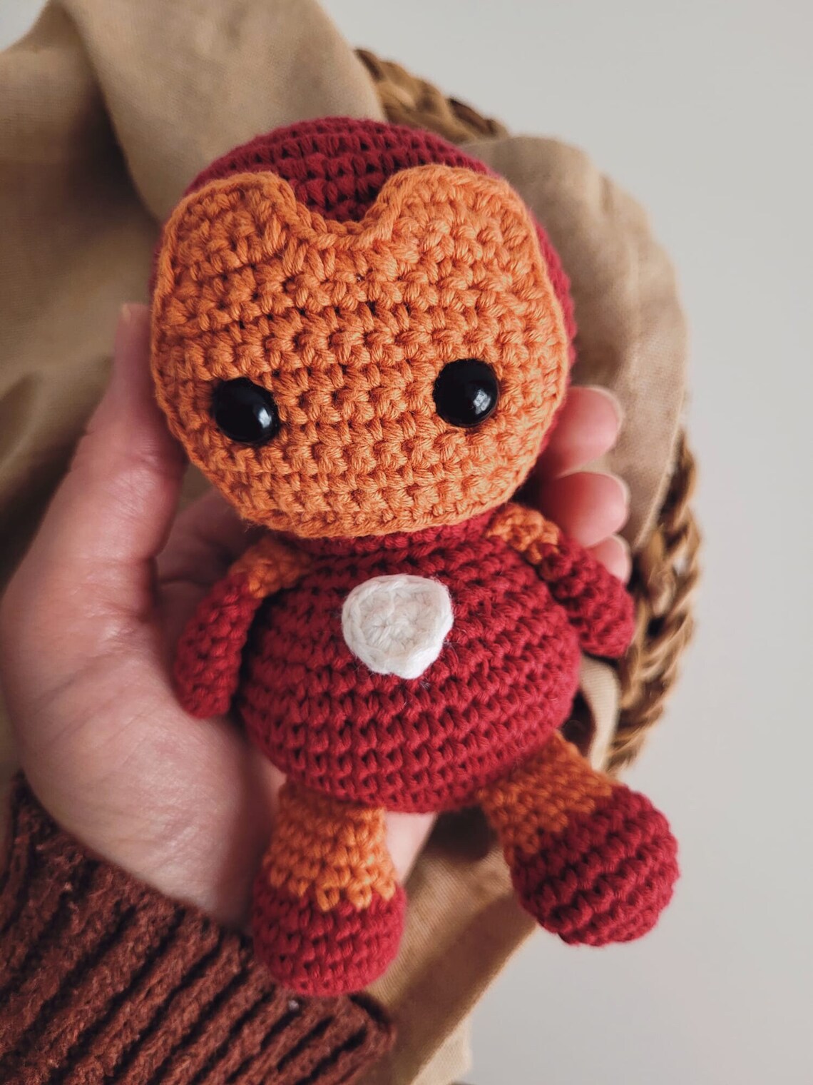 Amigurumi PDF Pattern - Baby Iron Man - Crochet Pattern - Super Hero ...