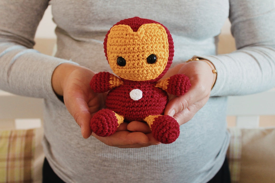 Amigurumi PDF Pattern Baby Iron Man Crochet Pattern - Etsy