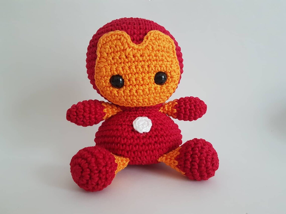 Amigurumi PDF Pattern Baby Iron Man Crochet Pattern - Etsy