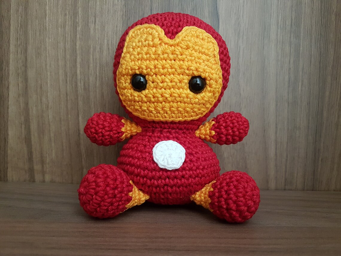 Amigurumi PDF Pattern Baby Iron Man Crochet Pattern - Etsy