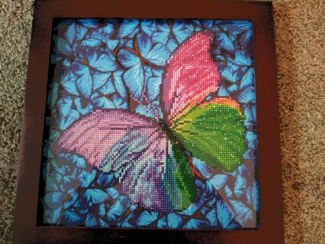 Sparkled Butterfly Picture - Etsy