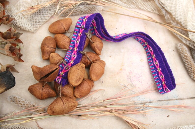 Chajchas Kanari shaker seed instrument. Shamanic tool. Maracas | Etsy
