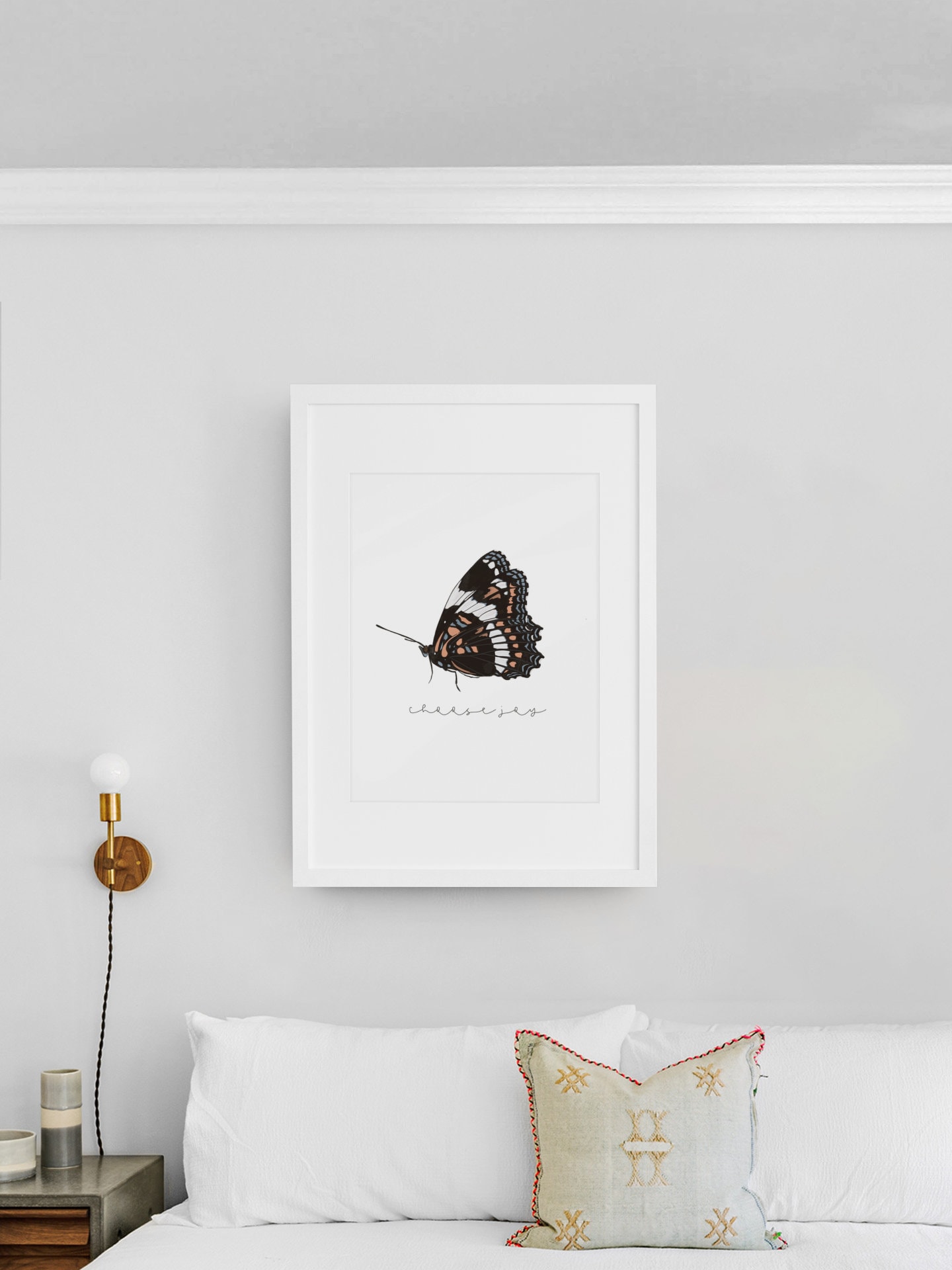 Instant Download Choose Joy Butterfly Wall Art, Digital Art ...