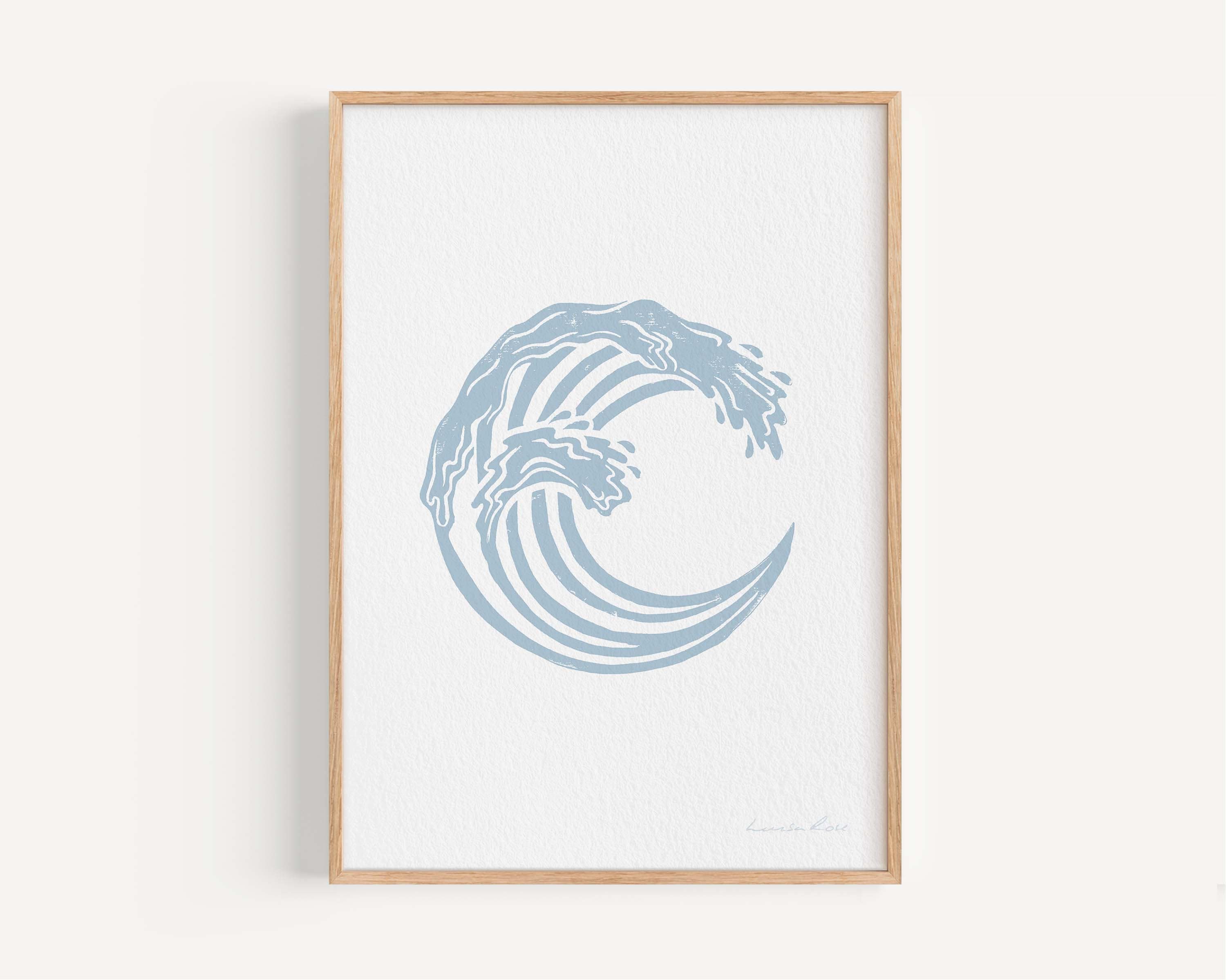 Digital Download Wave Art Print Printable Beach House Decor - Etsy