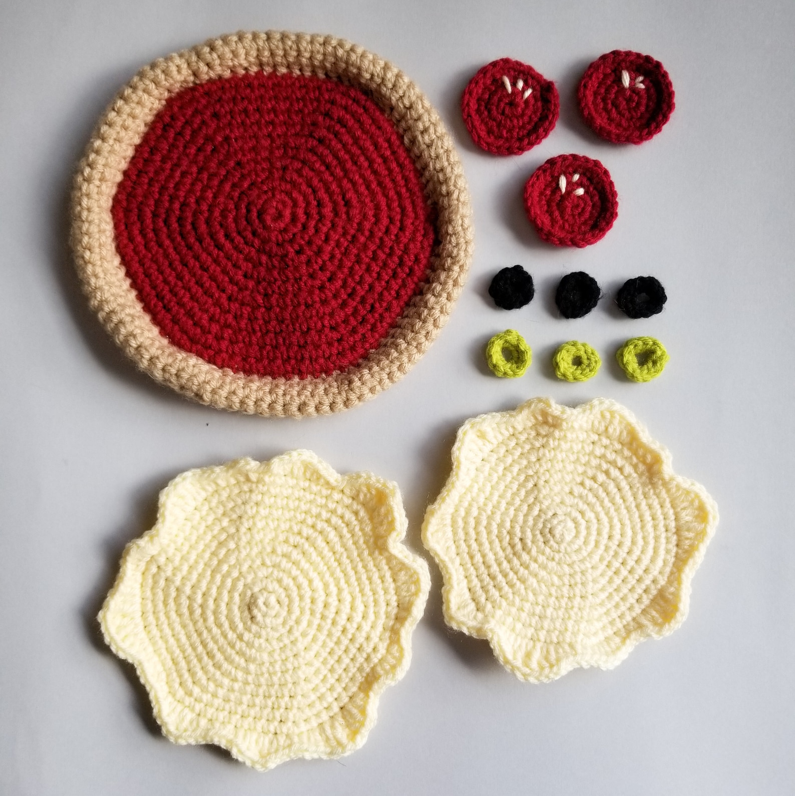 PDF PATTERN Build A Pizza Crochet Amigurumi Food Pattern - Etsy