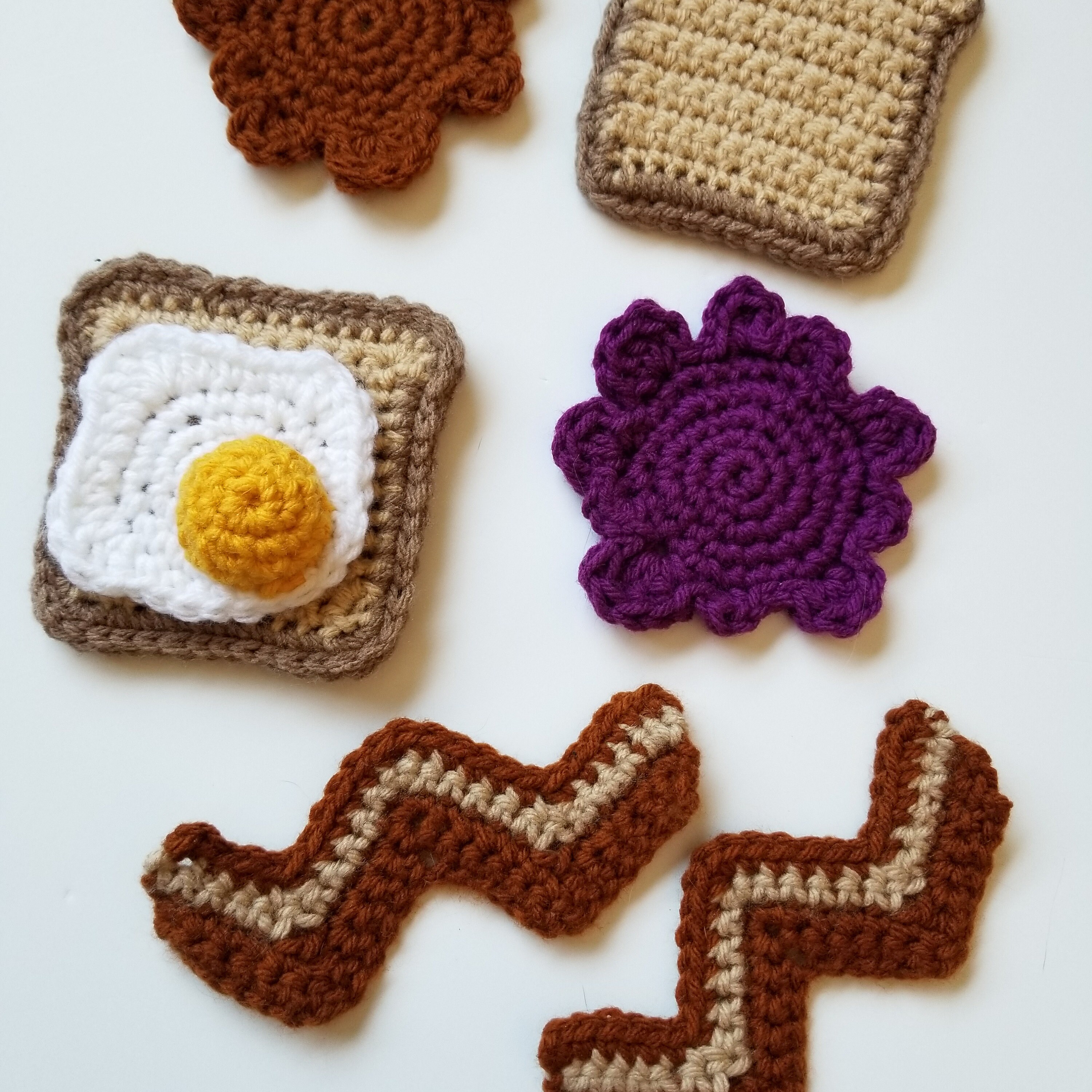 PDF Pattern Sandwich for Little Hands Crochet Play Set Pattern - Etsy ...