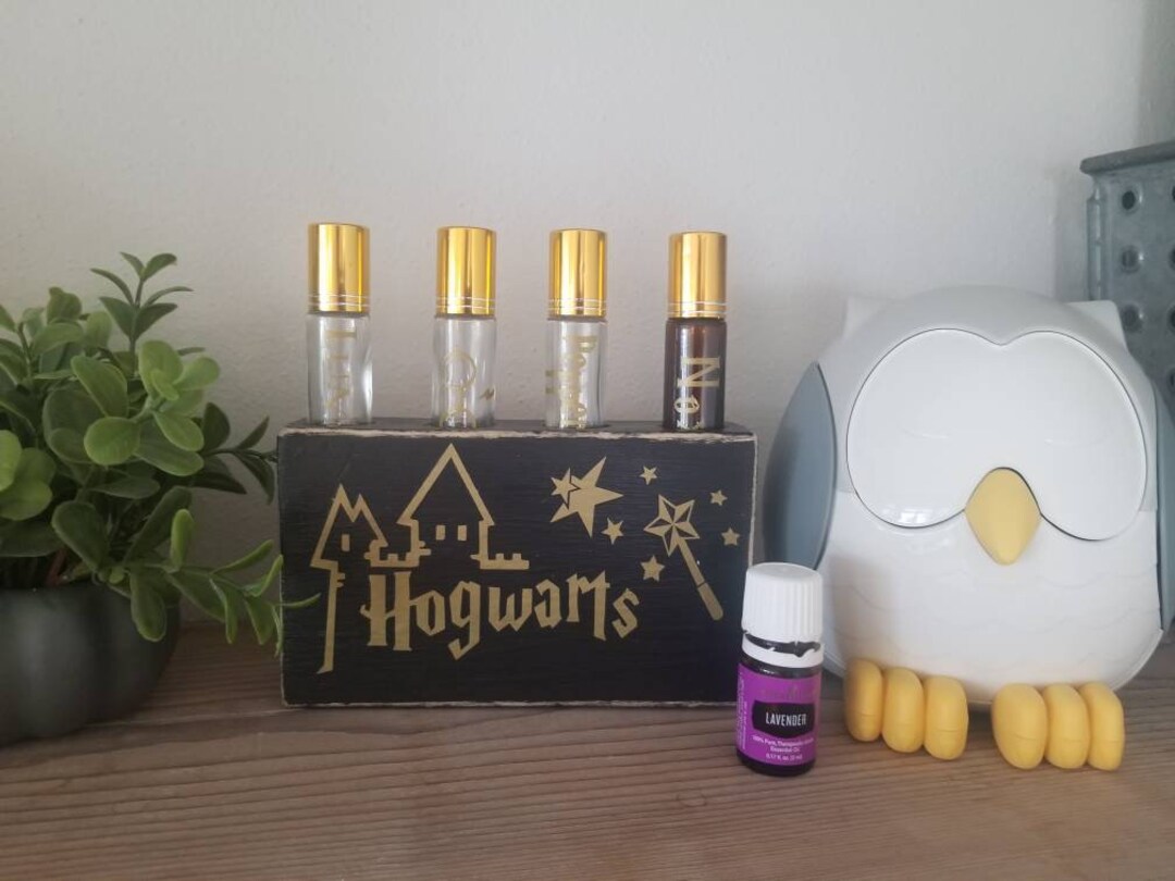 Harry Potter // Essential Oil Storage // Oil Shelf // Roller Bottles - Etsy