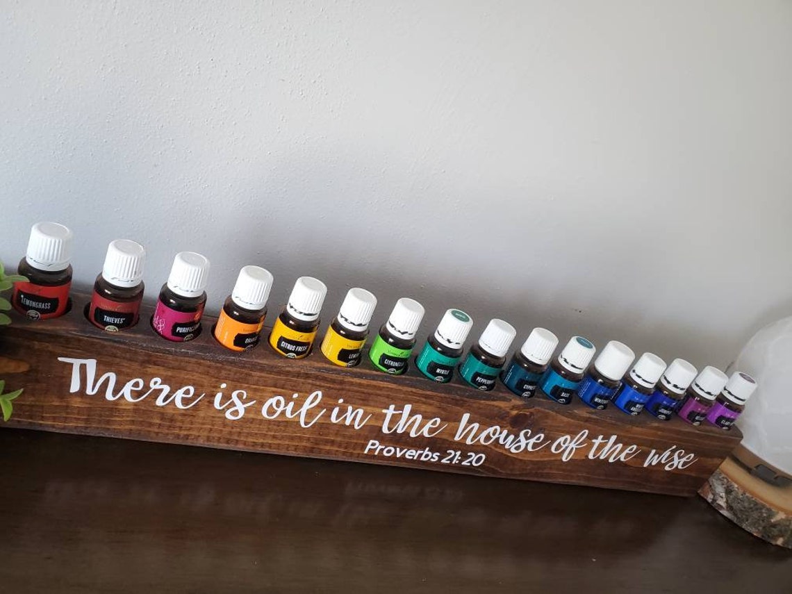 Essential Oil Shelf // Oil Storage // Oil in the House of the - Etsy