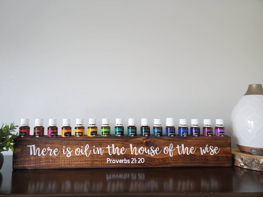 Essential Oil Shelf // Oil Storage // Oil in the House of the - Etsy