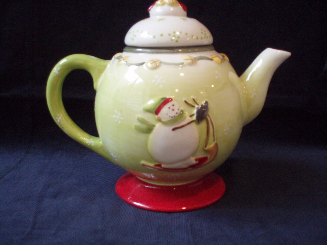Debbie Mumm Teapot Christmas Ornaments at Gary Razo blog