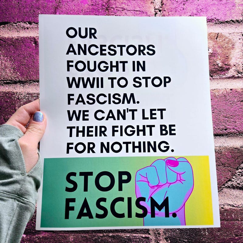 Anti 2025 Protest Signs - Etsy
