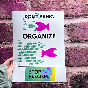 Fight Fascism Protest Signs/ Digital Download/ Antifascism/ Equal ...