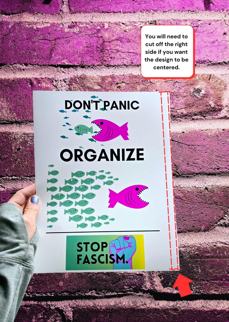 Fight Fascism Protest Signs/ Digital Download/ Antifascism/ Equal ...