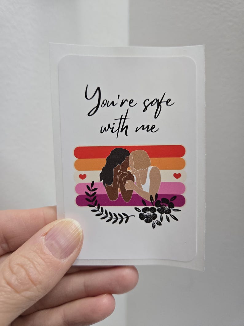 LGBTQ Pride Sticker/ Self Love & Self Care Sticker/ Affirmation Sticker ...