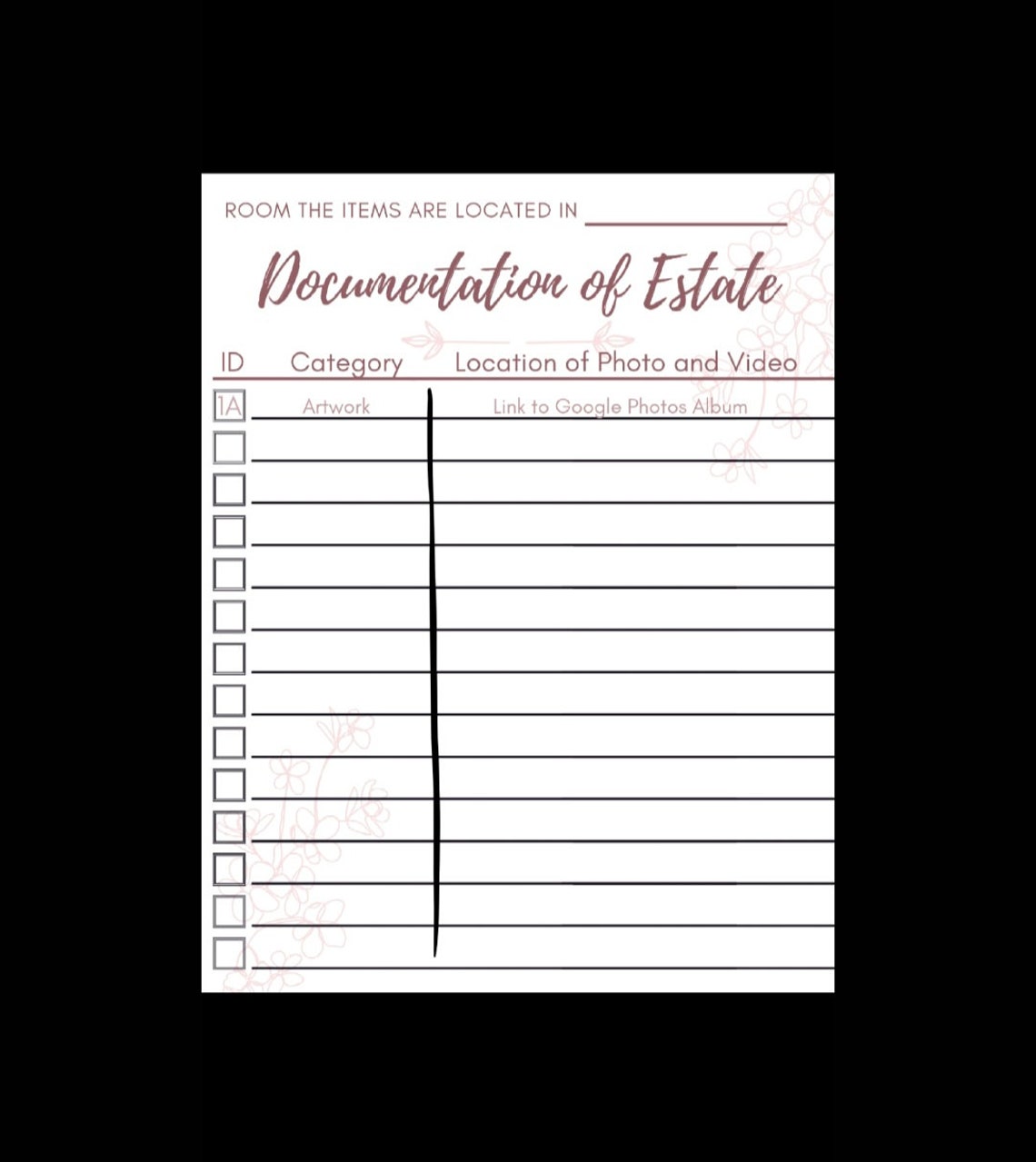 Estate Planner Printable, Estate Planning, Insurance Planner, Will ...