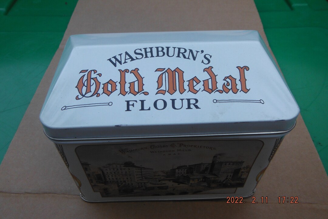 Washburn Gold Medal Tin & Receipts - Etsy
