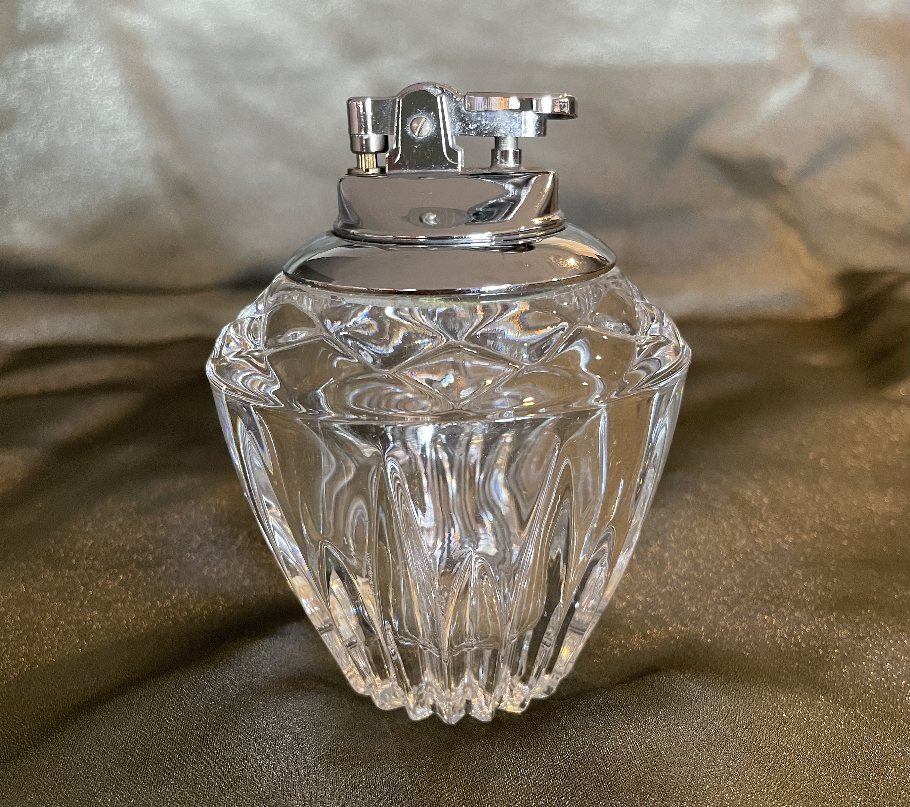 Vintage Japan Leaded Crystal Table Lighter - Etsy
