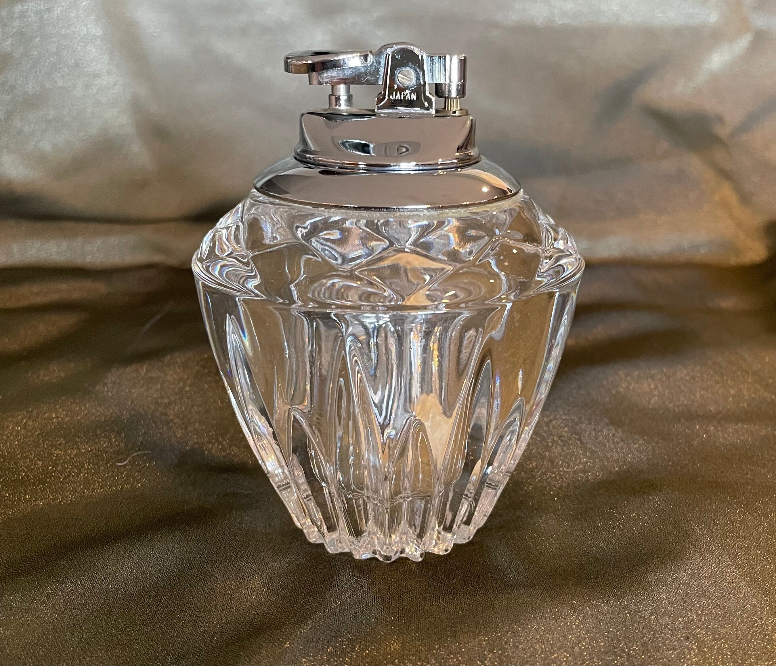 Vintage Japan Leaded Crystal Table Lighter - Etsy