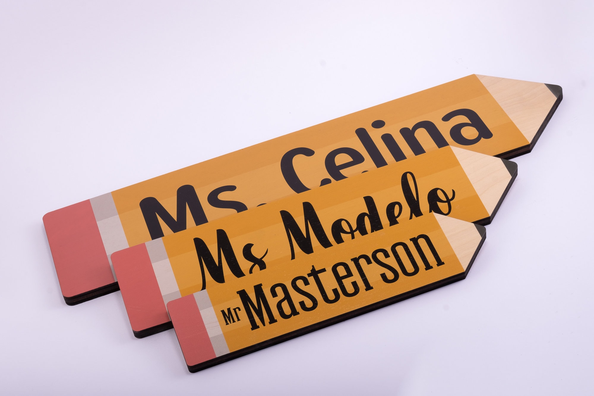Teacher Pencil Name Sign Personalized Wood Desk Sign Name - Etsy