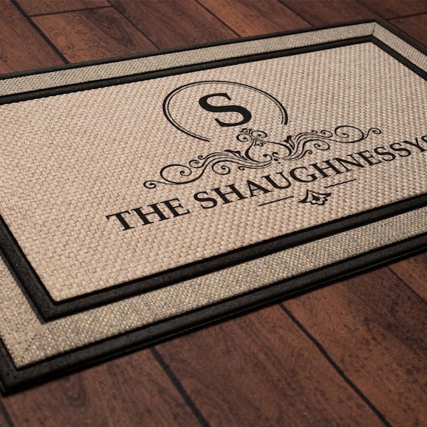 Custom Personalized Welcome Mats - Etsy