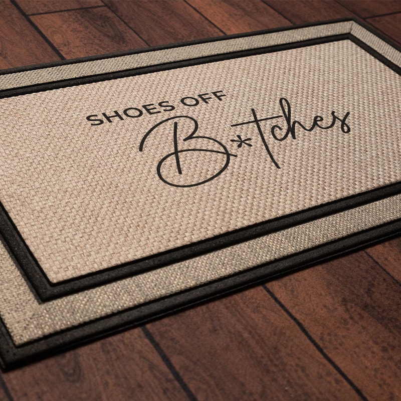 Shoes off Doormat - Etsy