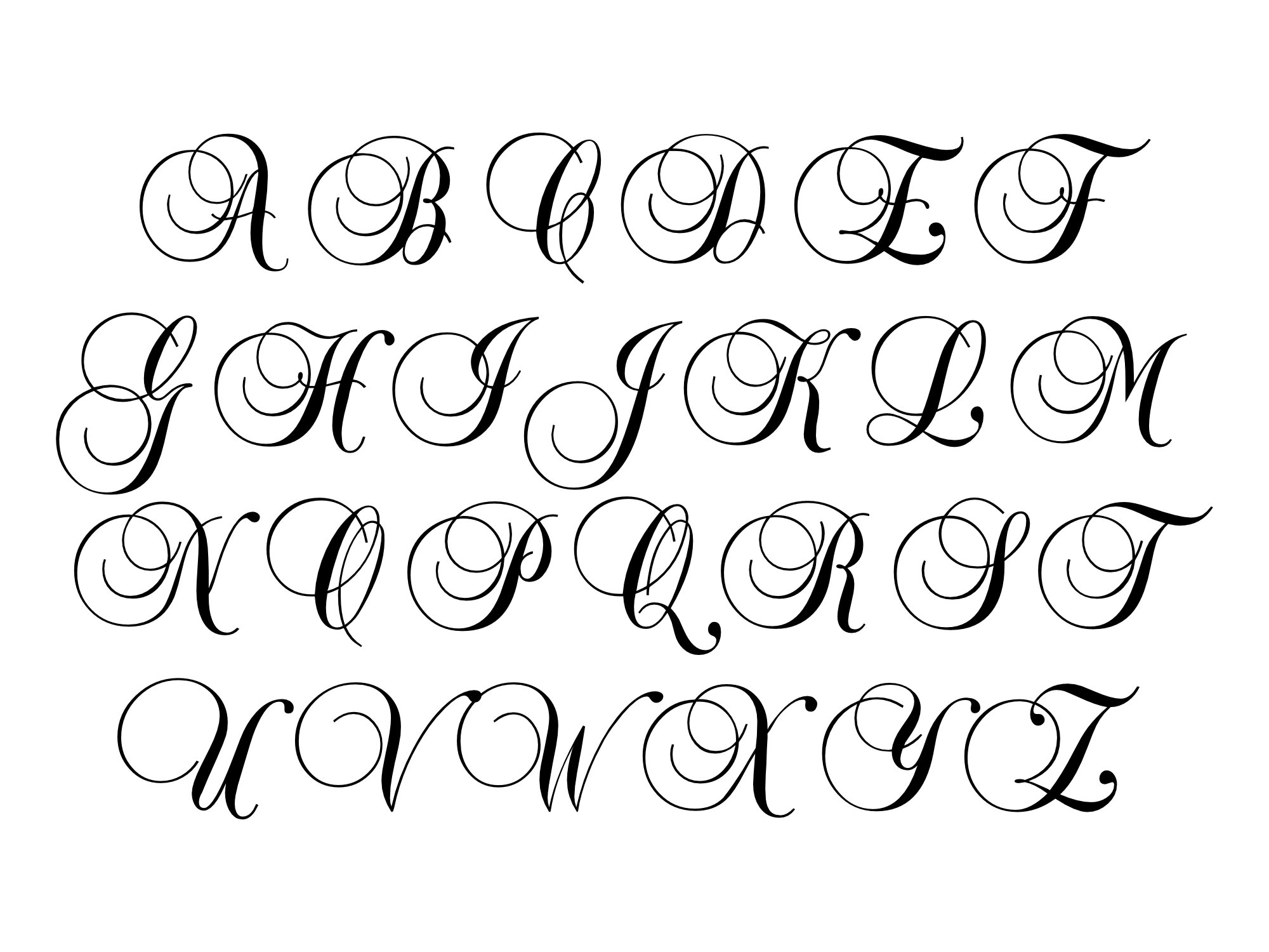 Single Initial Monogram Doormat Fancy Style Letters | Etsy