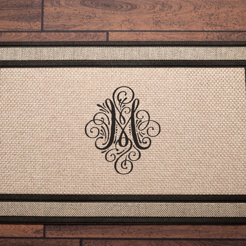 Monogram Rugs - Etsy